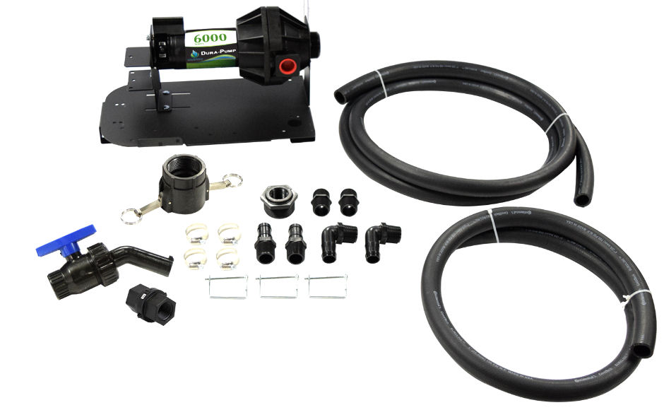 DPE-6018V-12, 12V 6000 SERIES EASY CADDY TRANSFER PUMP KIT, LESS METER, WITH HOSES, VITON ...