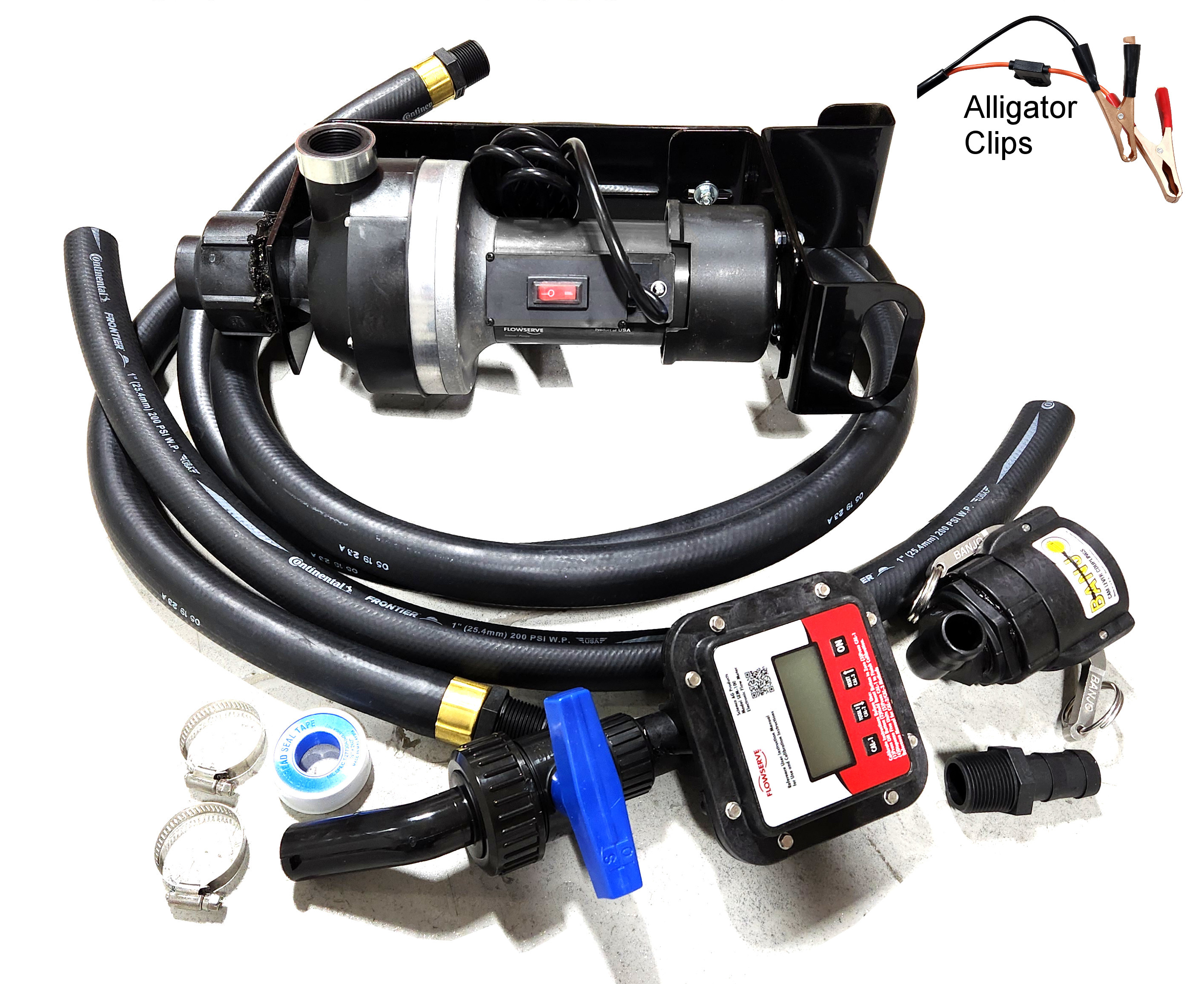 CT6-3V5GA-000, CT6 12V HIGH FLOW 18 GPM VITON IBC CAGE SYSTEM KIT