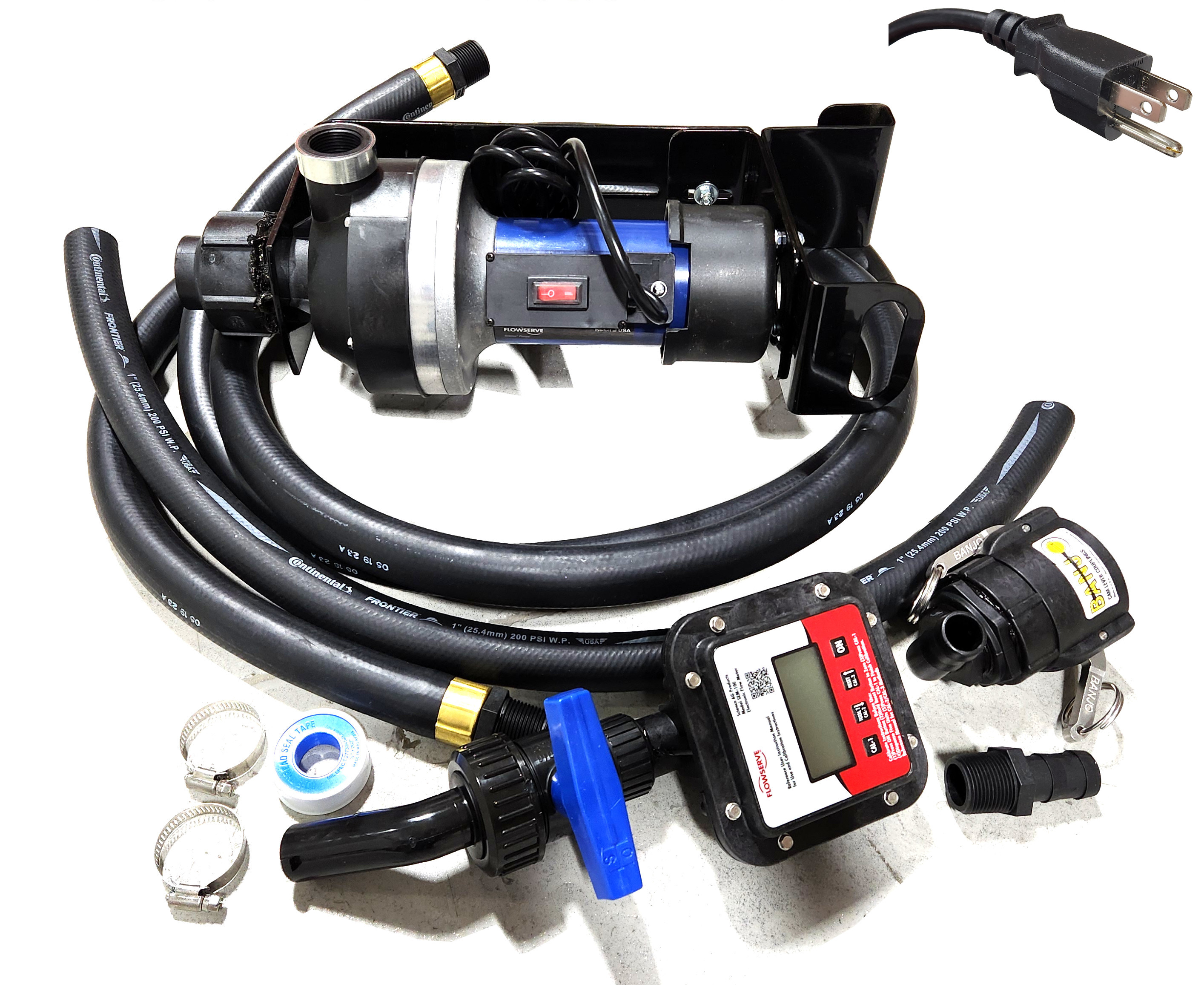 CT6-4V5GA-000, 115V IBC CAGE PUMP KIT WITH METER, VITON ...