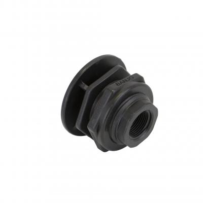 TF100AV, 1" FPT BULKHEAD TANK PORT WITH ANTI-VORTEX FLANGE, VITON