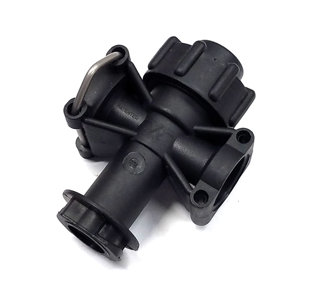 41100-00, THRU-BODY WITH DIAPHRAGM CHECK VALVE